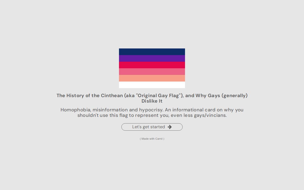 The History of the Cinthean (aka "Original Gay Flag"), and Why Gays ...